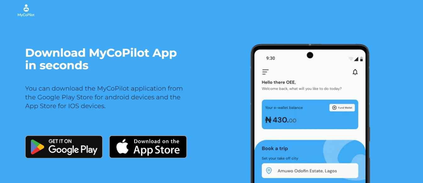 MyCopilot seeks to revolutionize Nigeria's transportation landscape: Here's How